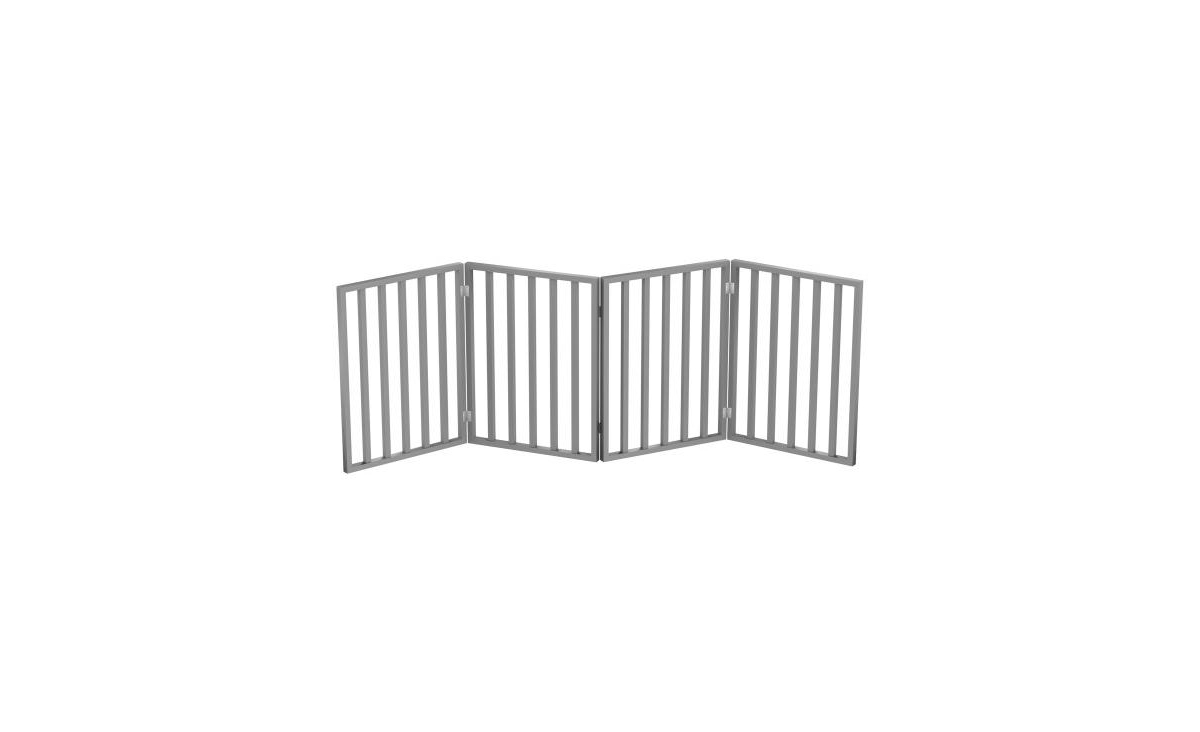 Click here for Petmaker 4-Panel Indoor Foldable Pet Gate  Gray prices