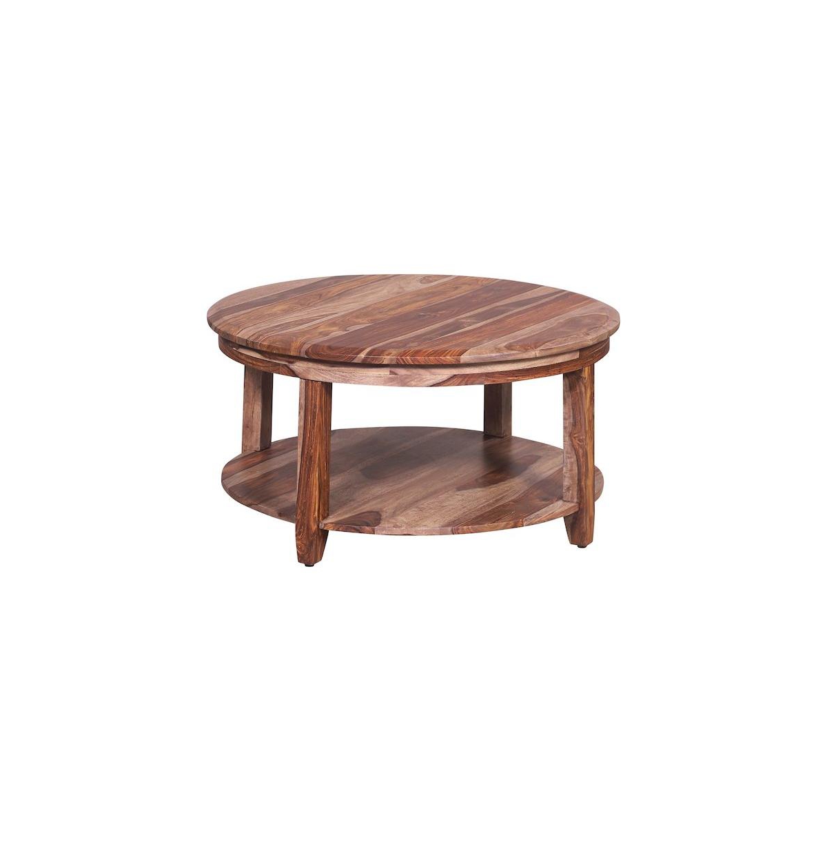 Click here for Sonora Solid Sheesham Wood Round Coffee Table  Bro... prices