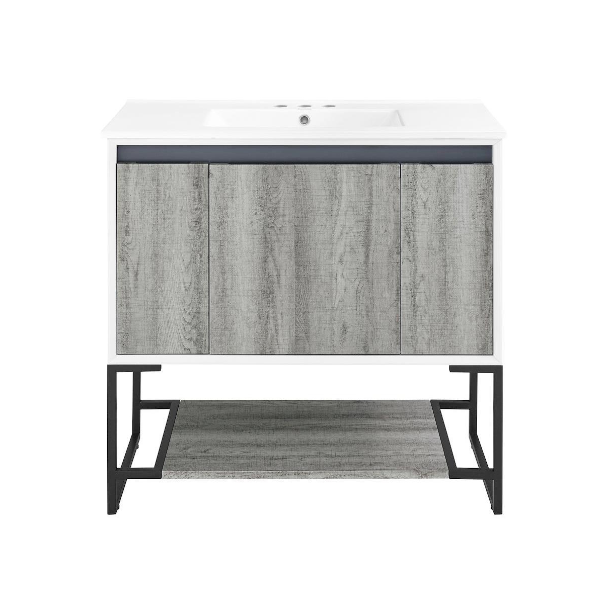 Click here for Swiss Madison Marseille 36 in. Gray Bathroom Vanit... prices