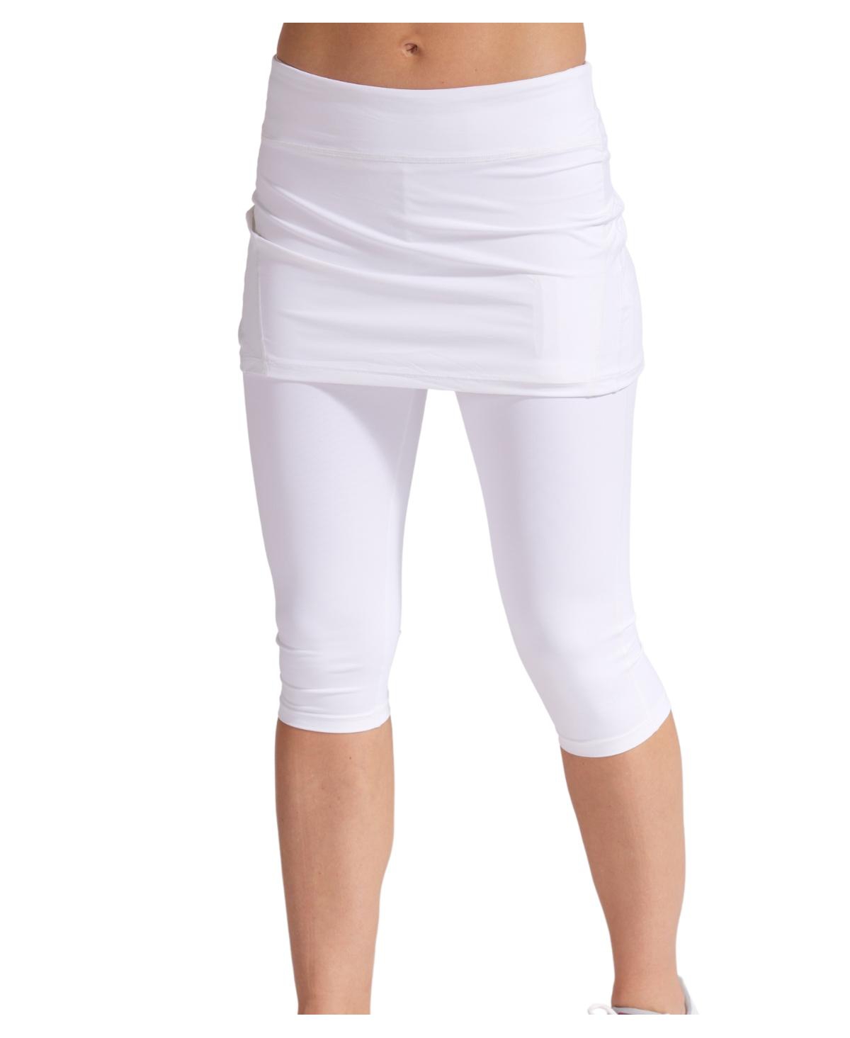 Click here for BloqUV Womens Upf 50+ Sun Protective Capri Skort prices