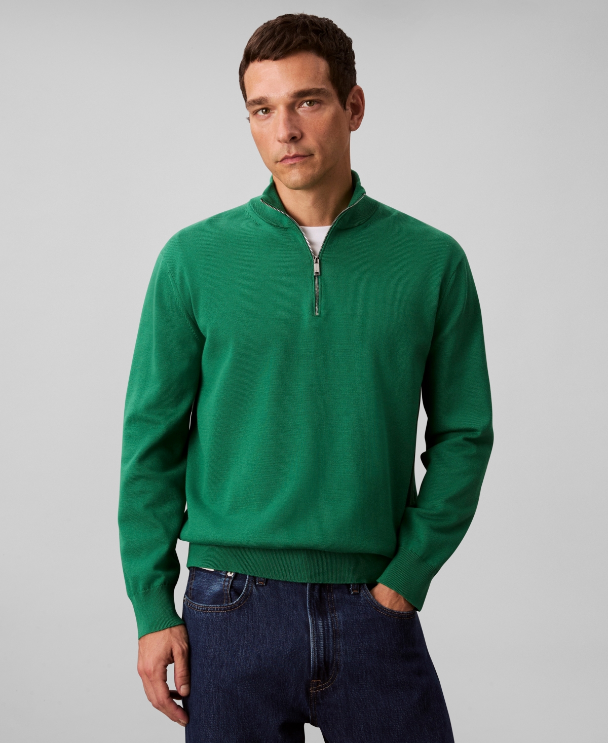 Click here for Calvin Klein Mens Quarter Zip Classic Fit Sweater... prices