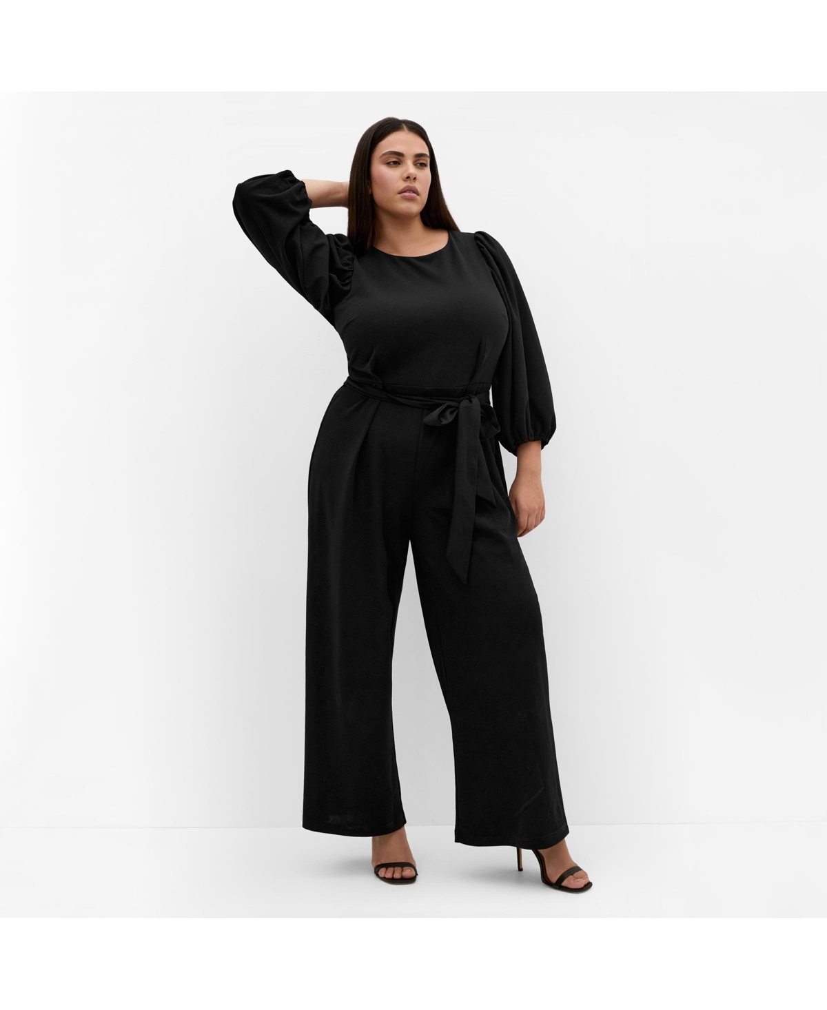 Click here for City Chic Womens Tahlia Wide Leg Jumpsuit - Black prices