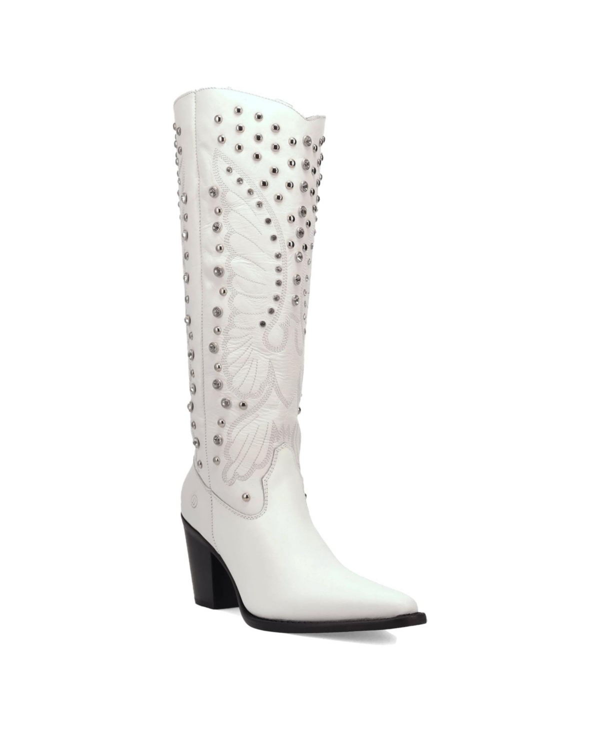 Click here for Dingo Womens Diamonds Forever Leather Boot - White prices