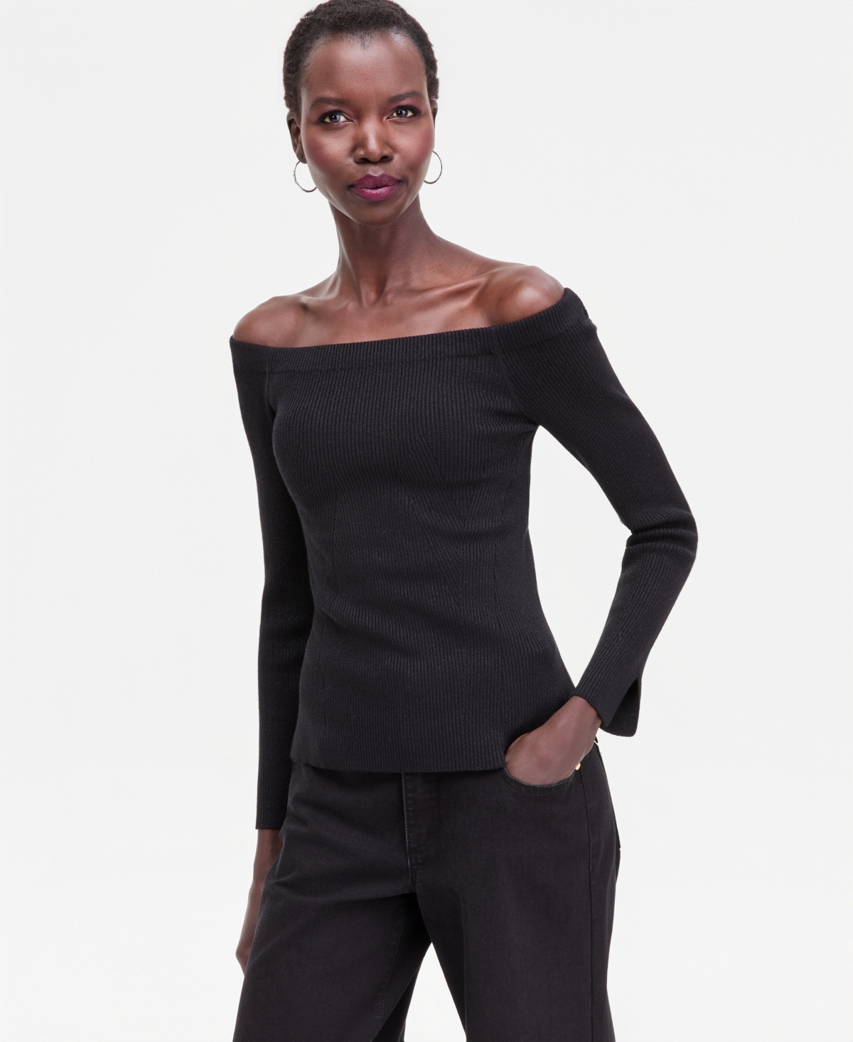 Click here for I.n.c. International Concepts Womens Shimmer-Knit... prices