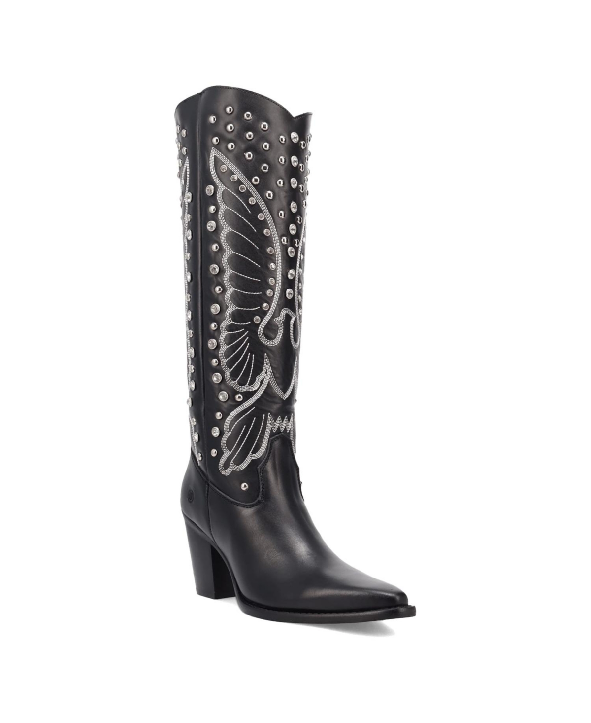 Click here for Dingo Womens Diamonds Forever Leather Boot - Black prices
