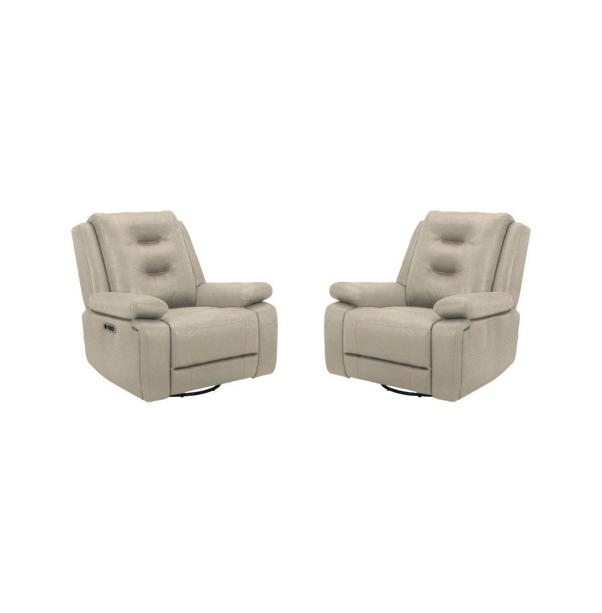 Click here for Caldwell - Tahoe Fog Power Swivel Glider Recliner... prices