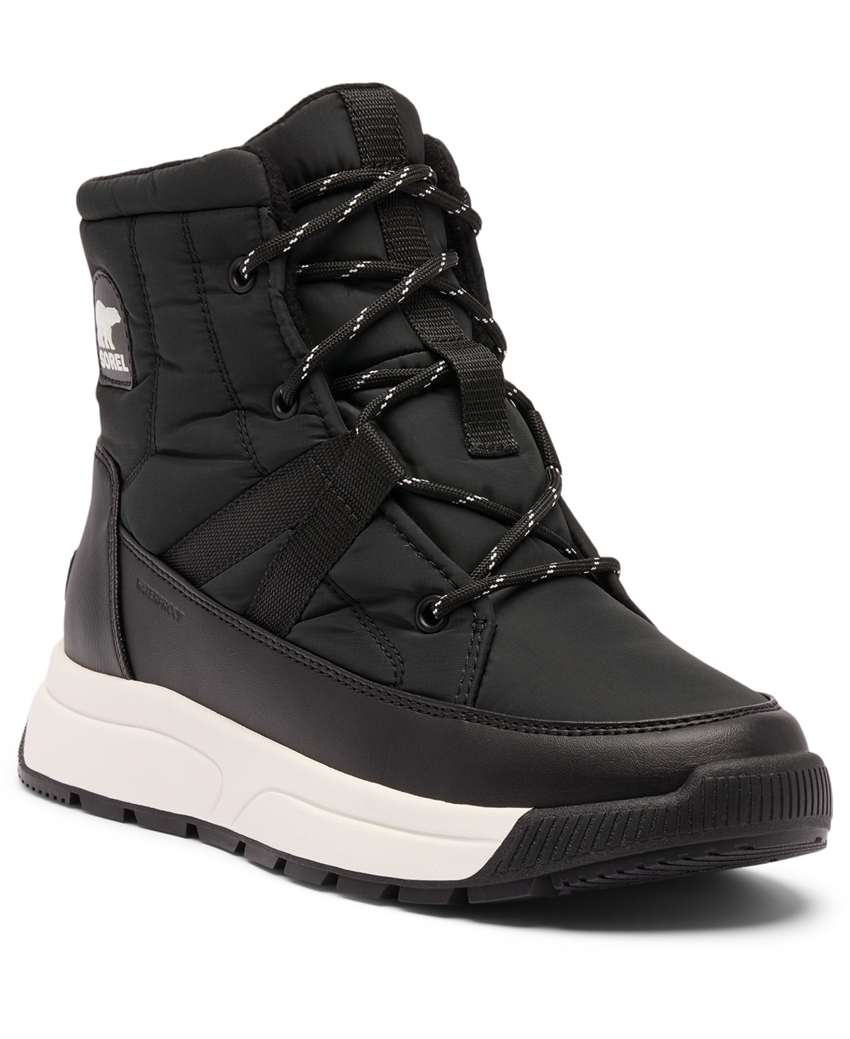 Sorel Womens Whitney Iii Mid Waterproof Boots - Black  Sea Salt