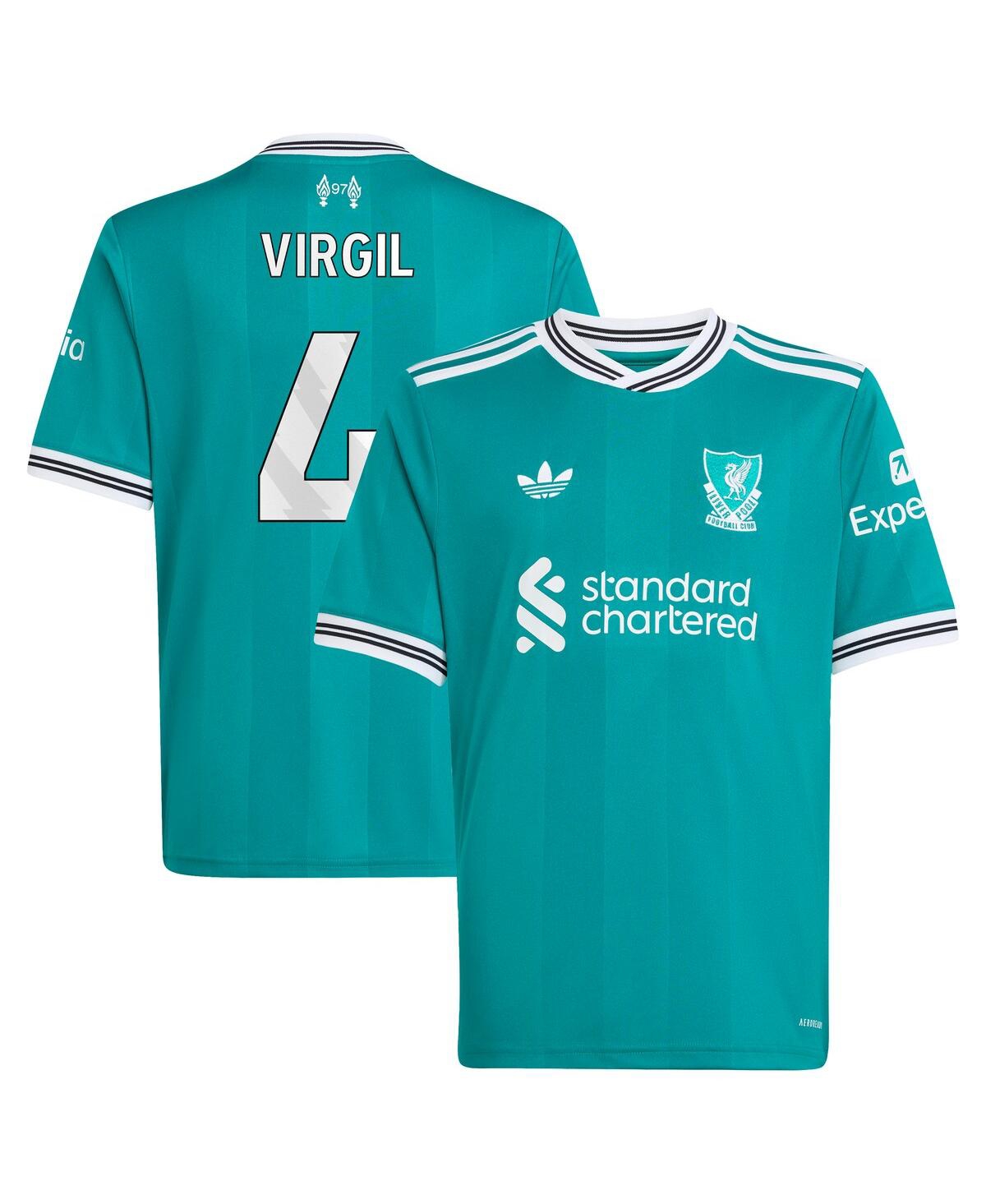 Click here for Adidas Big Boys and Girls Virgil van Dijk Green Li... prices