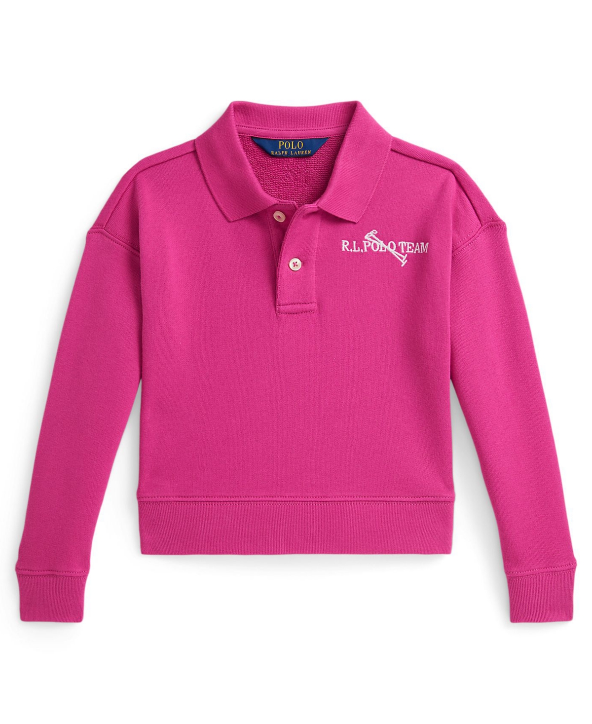 Click here for Polo Ralph Lauren Girls 2T-6X Long-Sleeve Sweatshi... prices