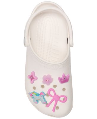 Crocs Girls 5-Pack Jibbitz Sweet Pink Charms from Finish Line - Macy's