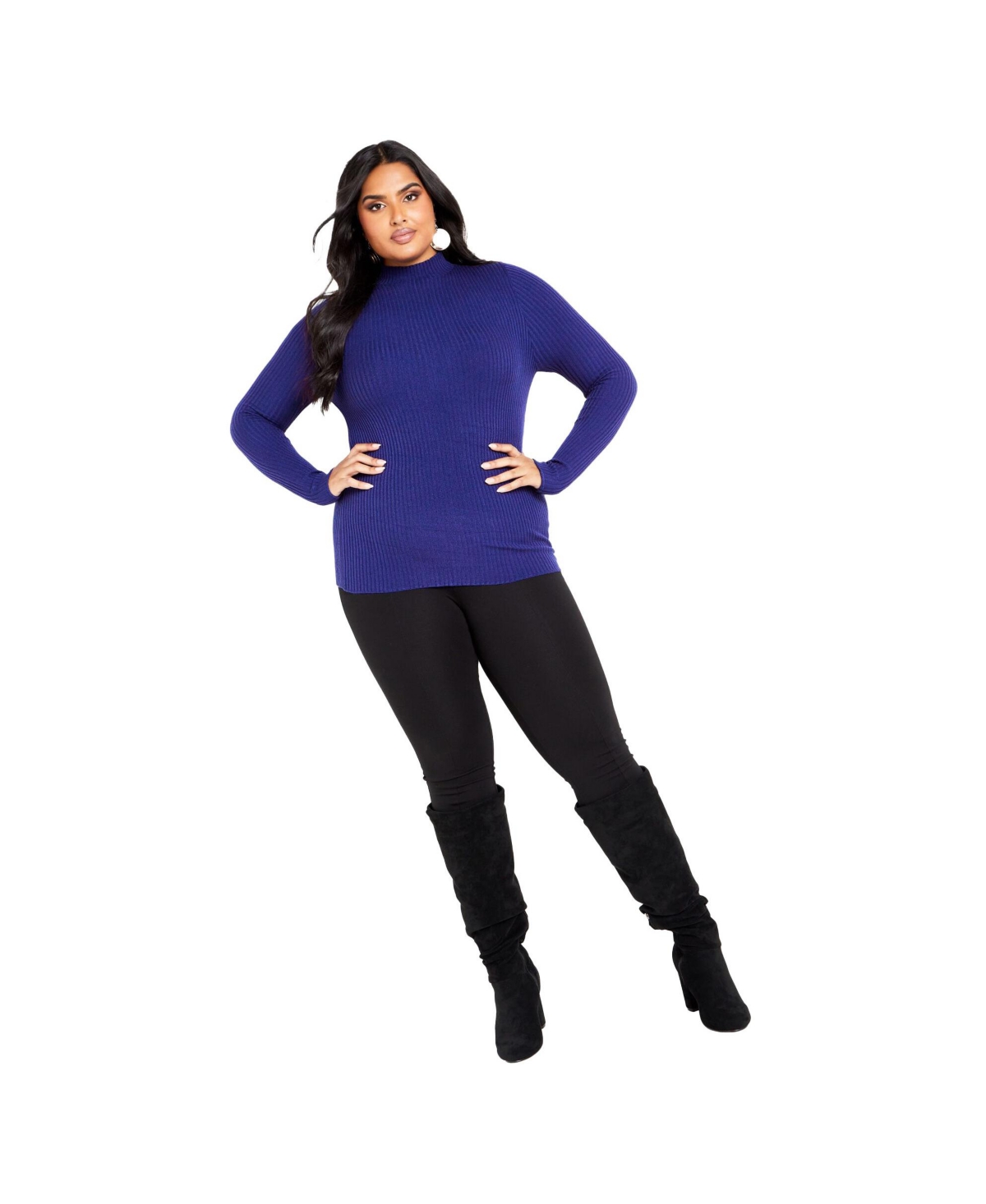 Click here for Avenue Womens Sina Sweater - Cobalt prices