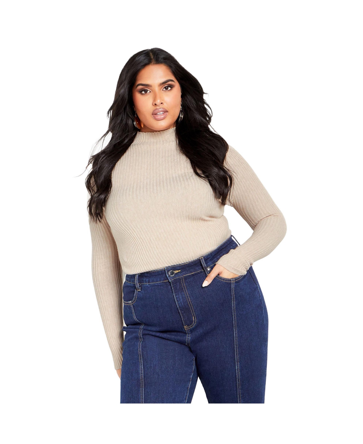 Click here for Avenue Womens Sina Sweater - Natural prices