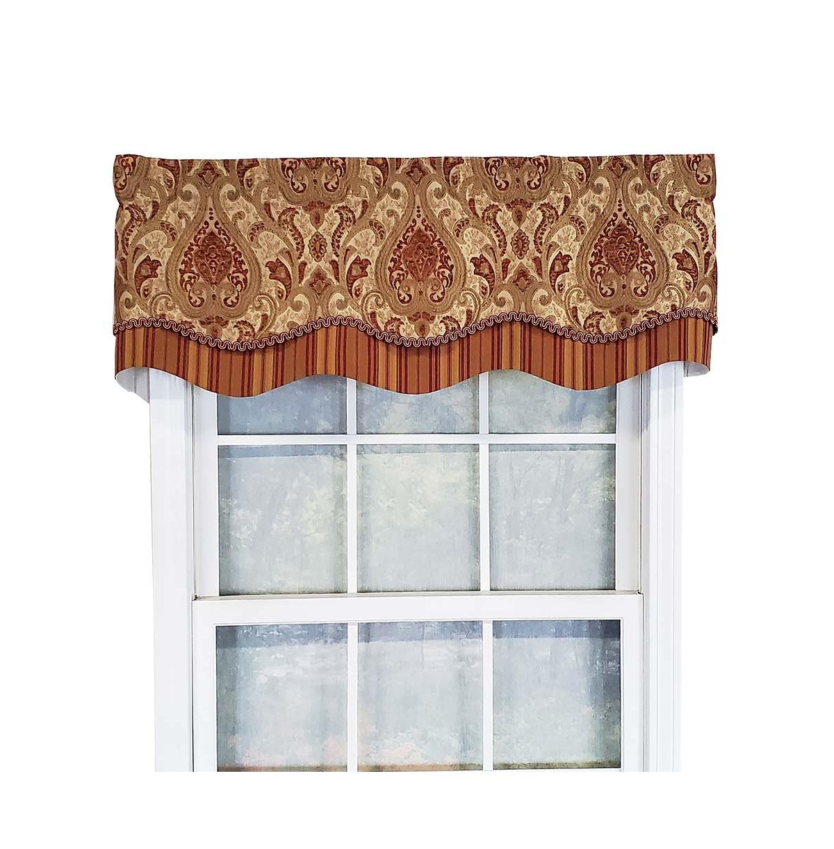 Click here for Rlf Home Chenille Fabric with Damask Motive Paisle... prices