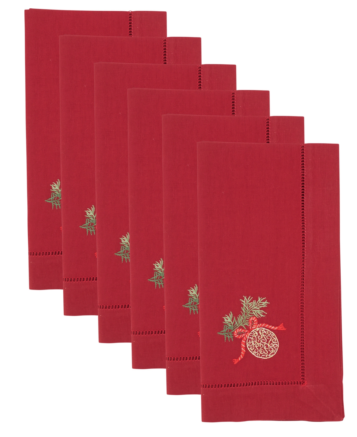 Click here for Saro Lifestyle EmbrD Ornament Hemstitch Napkin  Se... prices