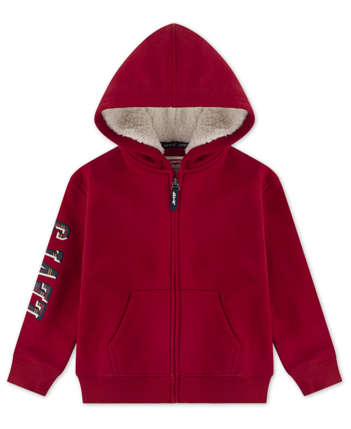 Click here for Levis Boys 2T-7 Full Zip Fleece Hoodie - Jester Re... prices