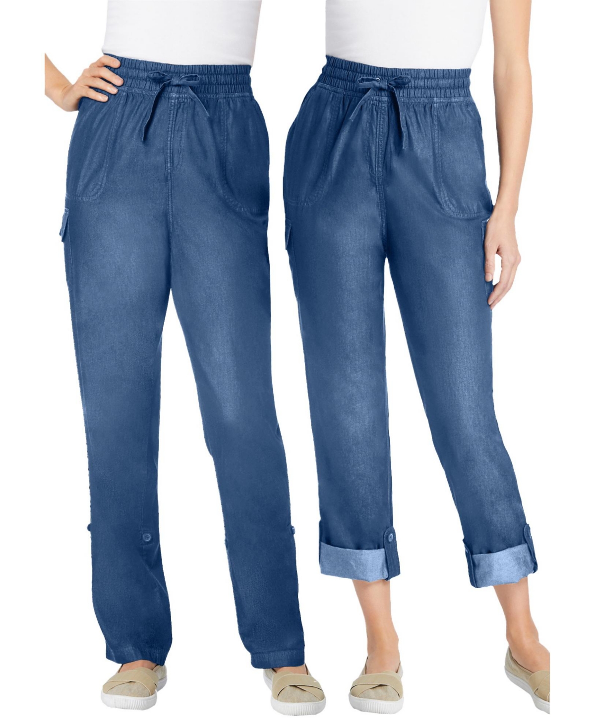 Click here for Woman Within Womens Within Convertible Length Carg... prices