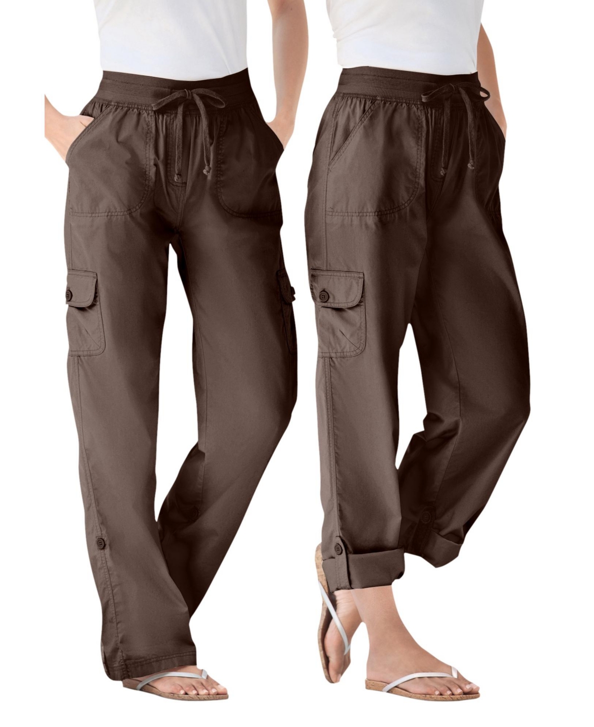 Click here for Woman Within Womens Within Convertible Length Carg... prices