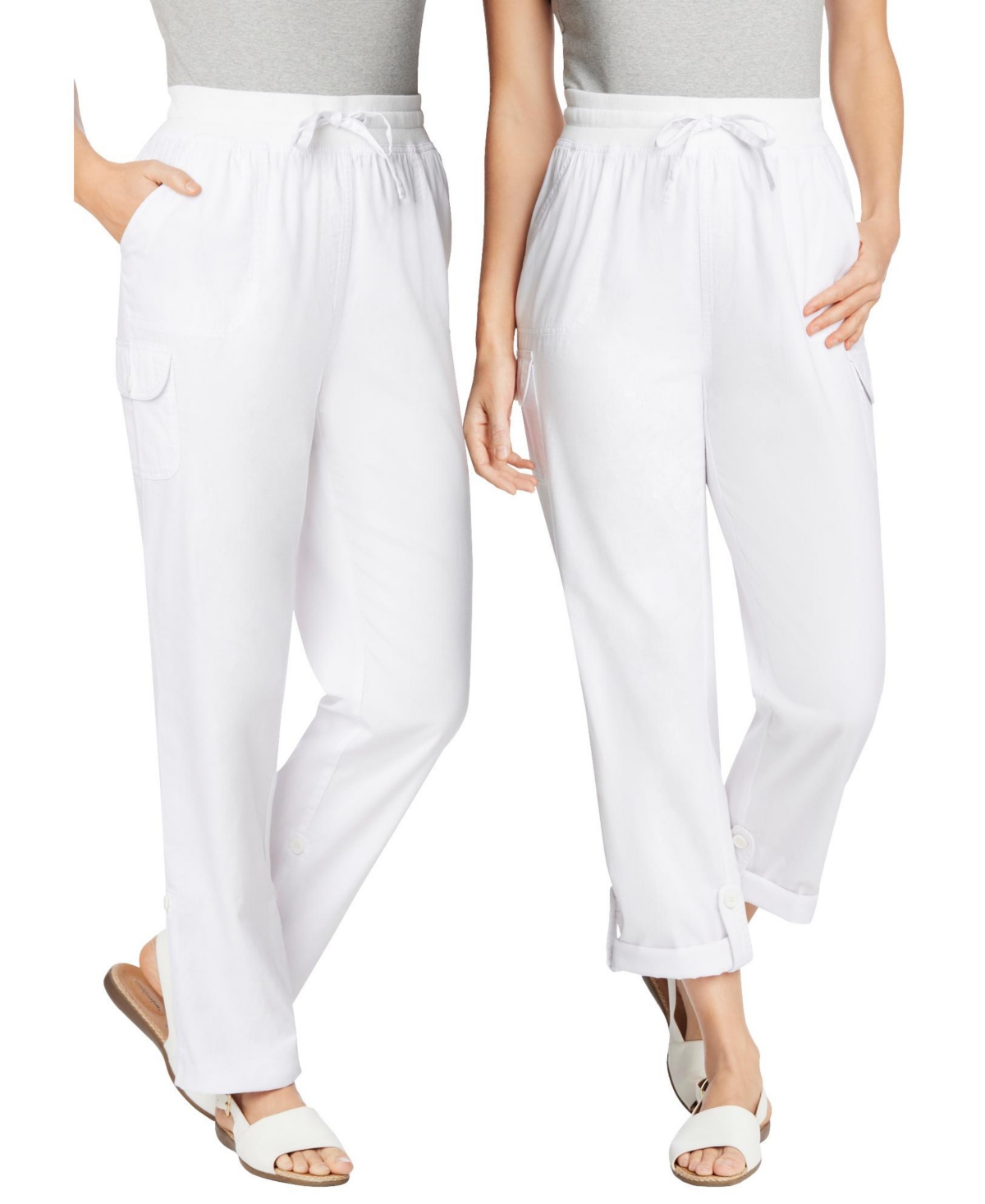 Click here for Woman Within Womens Within Convertible Length Carg... prices