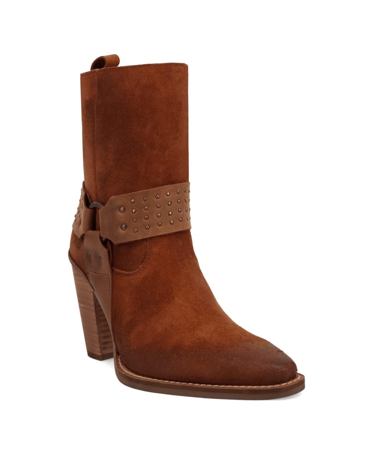 Click here for Dingo Womens Songbird Suede Boot - Brown prices