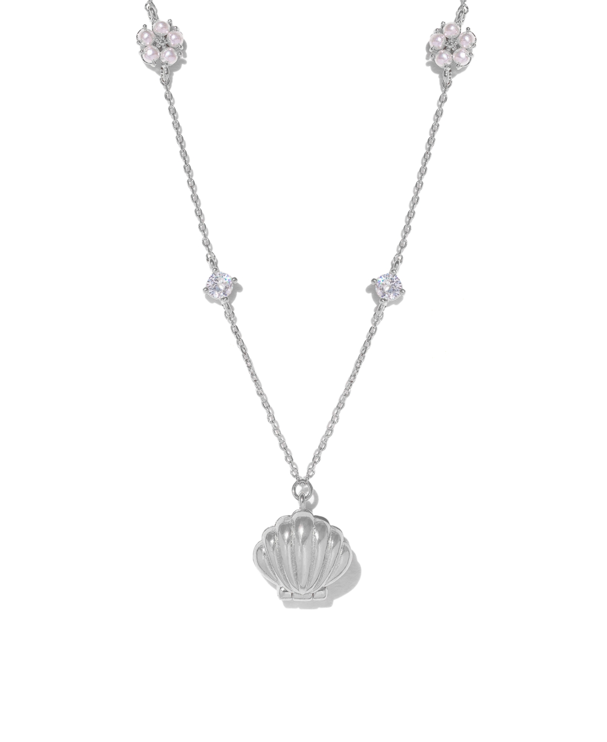 Click here for Girls Crew Crystal Hidden Faux Cultivated Pearl Sh... prices