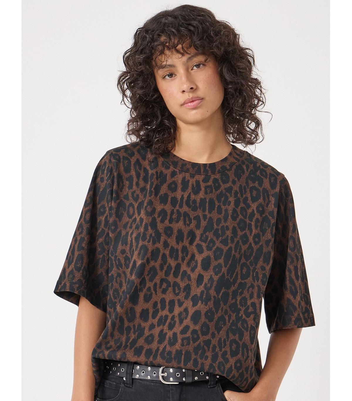 Click here for Hush Womens Romina Leopard Print T-Shirt - Soft le... prices