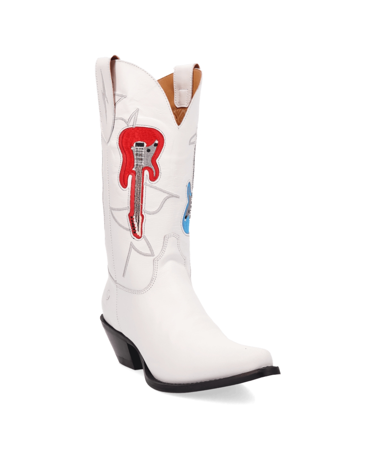 Click here for Dingo Womens Jukebox Leather Boot - White prices