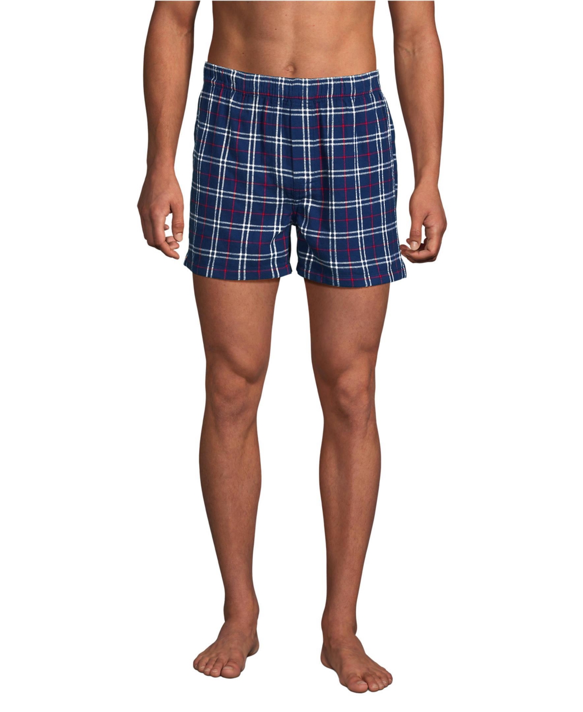 Click here for Lands End Mens Classic Fit Flannel Boxers - Deep s... prices
