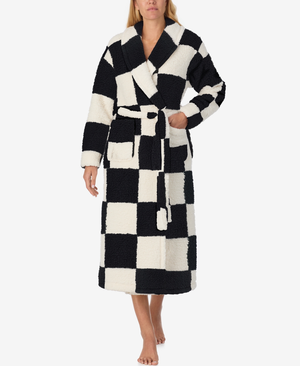 Click here for Sanctuary Womens Ultra-Cozy Belted Check Wrap Shor... prices