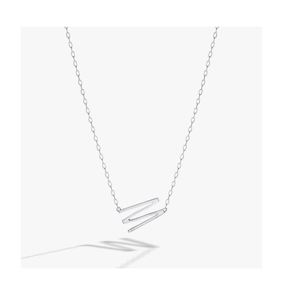 Click here for Precious Elongated Initial L - Silver (Alphabet M) prices