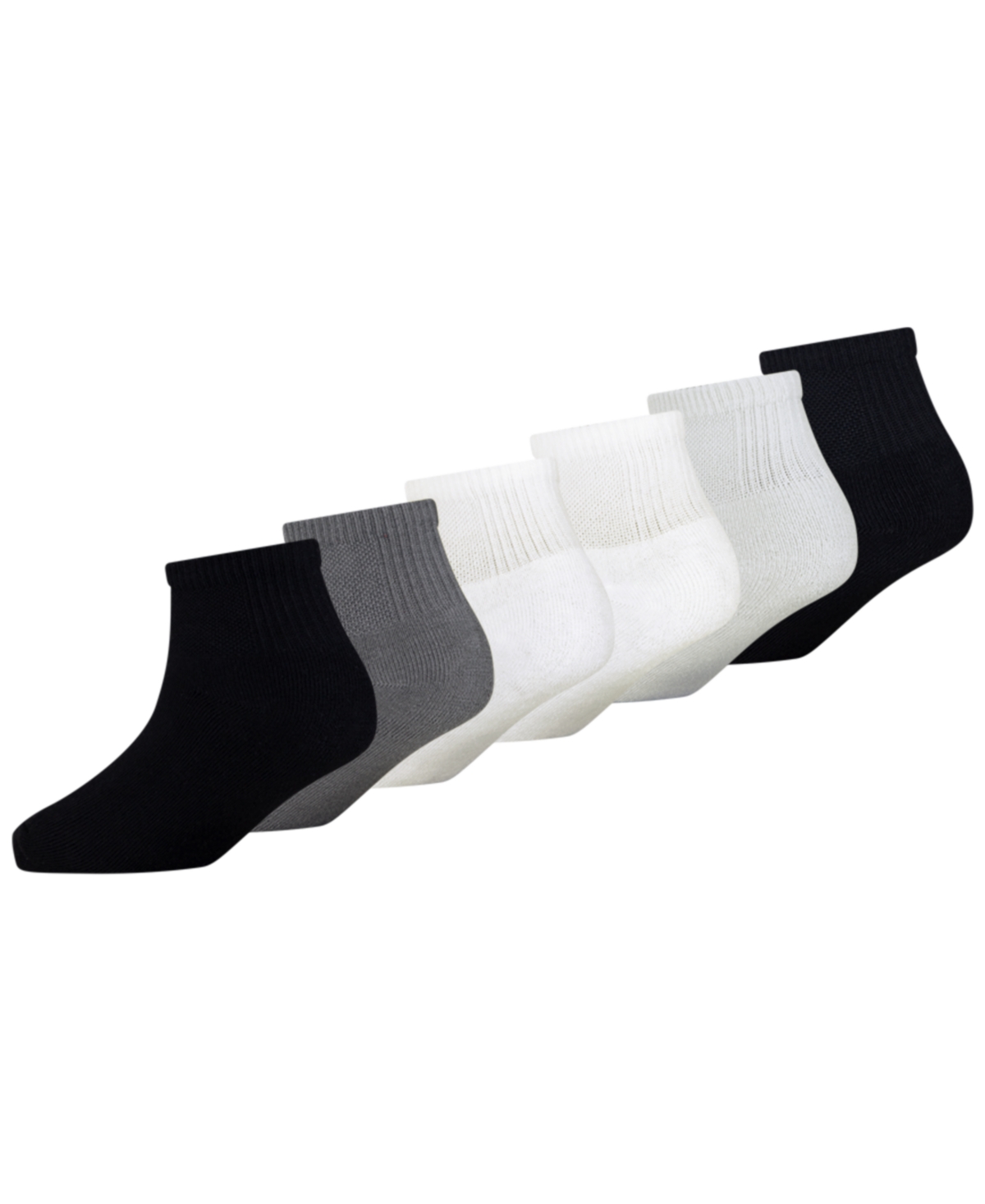 Click here for Jordan Big Boys 6-Pk. Ankle Socks - Black/White/Gr... prices