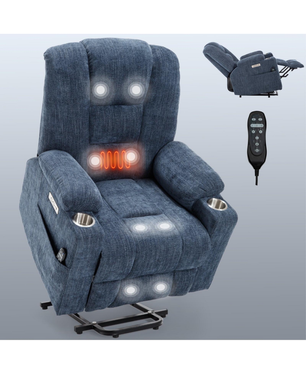 Click here for Mondawe Large Power Lift Recliner Chair with Massa... prices