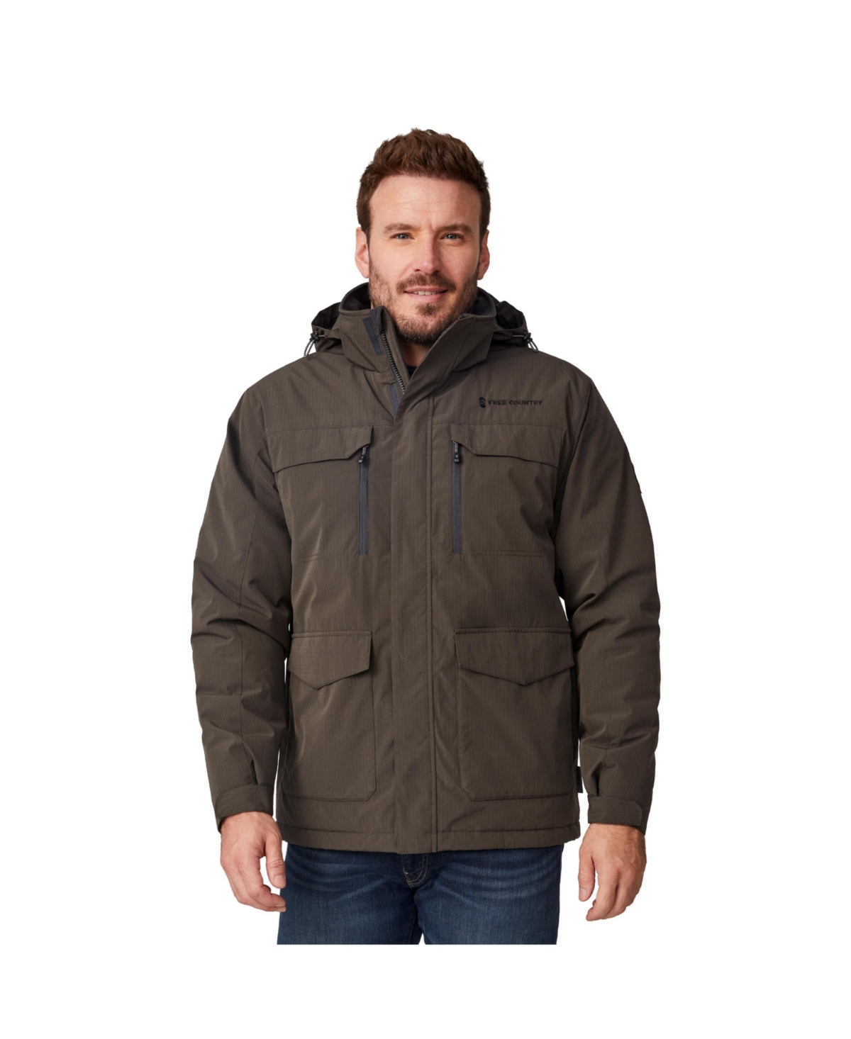 Click here for Free Country Mens Fieldsman Work Jacket - Mushroom prices