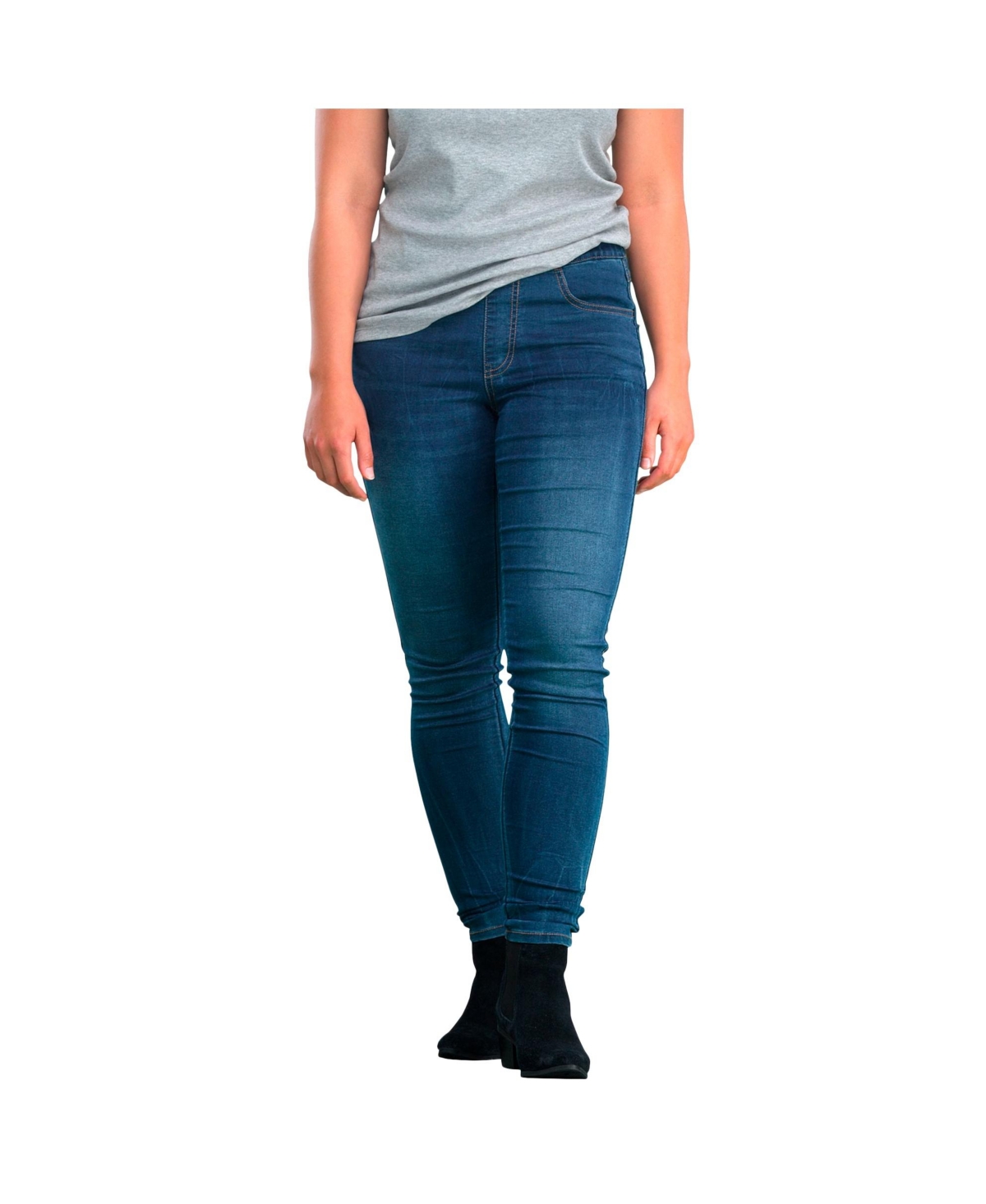 Click here for ellos Womens 4-Pocket Stretch Jeggings - Medium st... prices