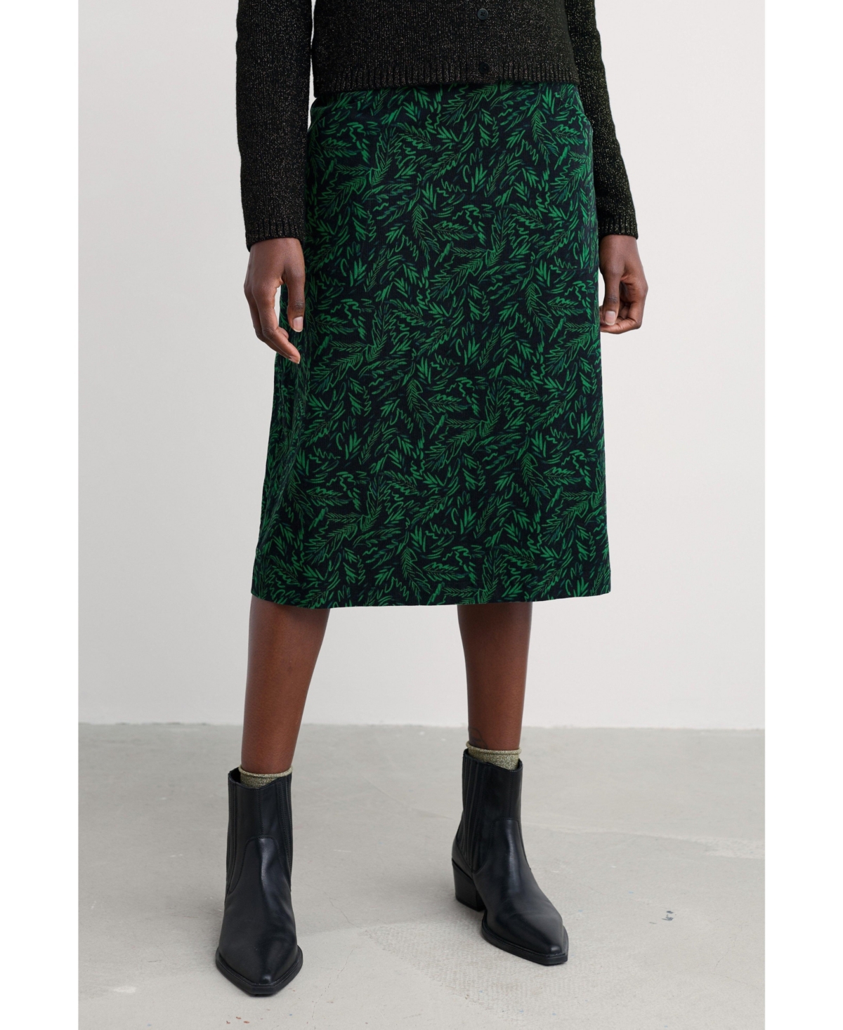 Click here for Seasalt Cornwall Forest View Skirt - Forest floor... prices