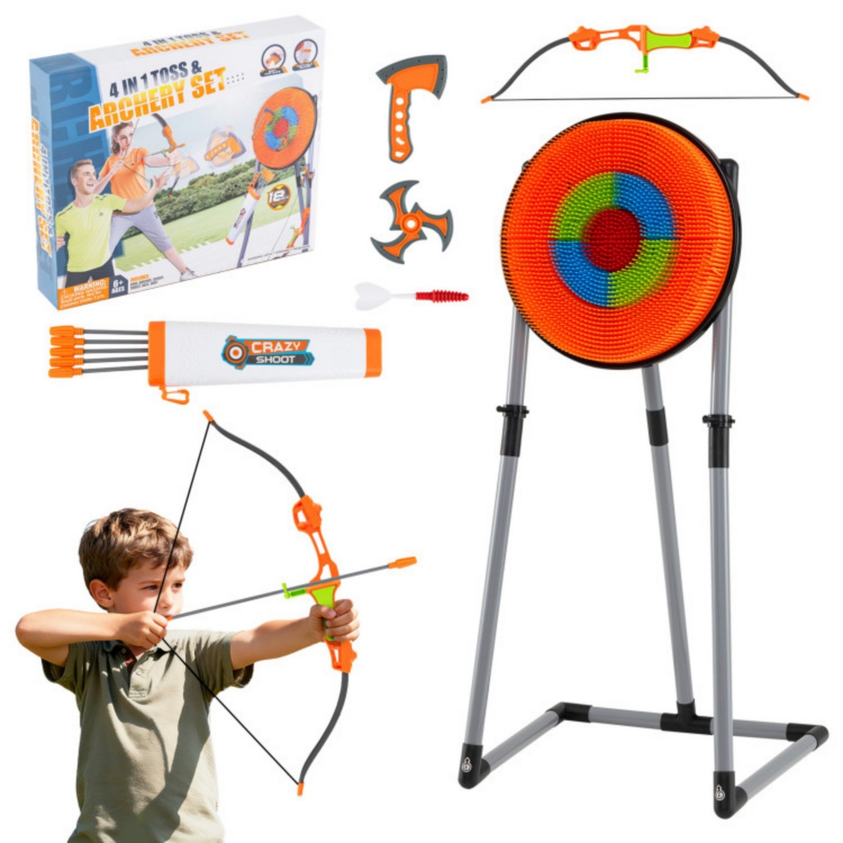 Click here for 4 in 1 Throwing Target Set Kids Throwing Game with... prices