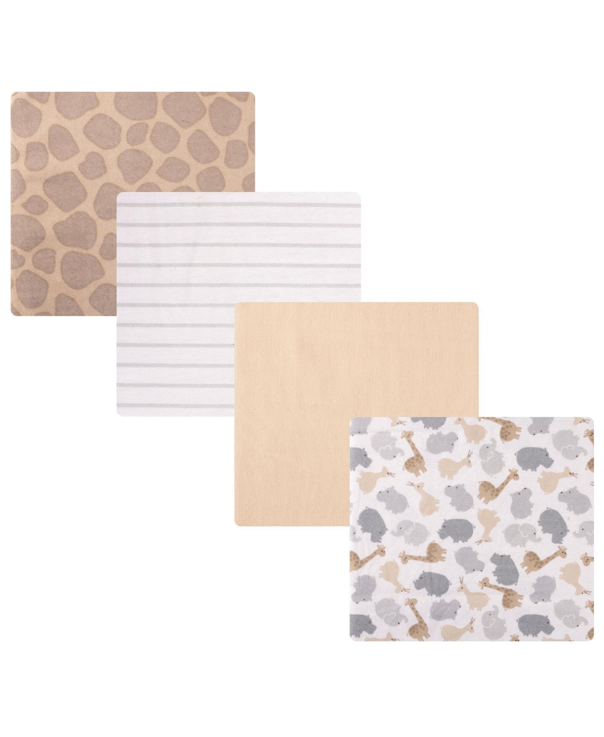 Click here for Hudson Baby Cotton Flannel Receiving Blankets 4-Pa... prices