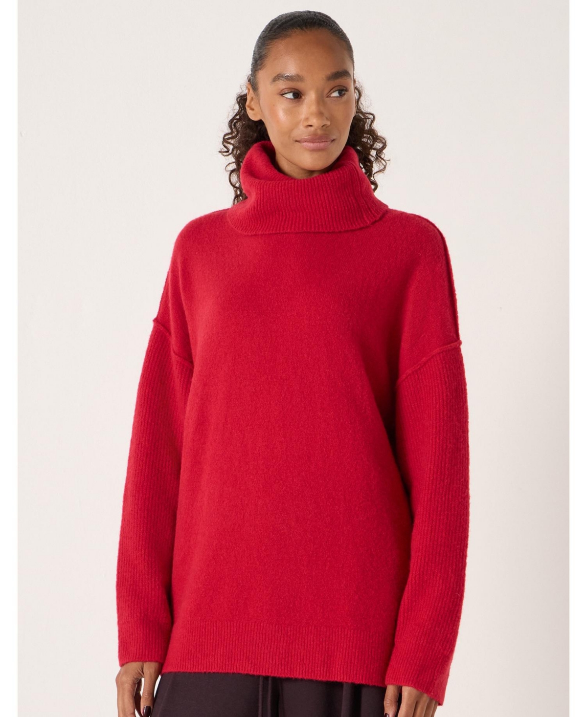 Click here for Hush Womens Pullover Sweater - Fiery red prices