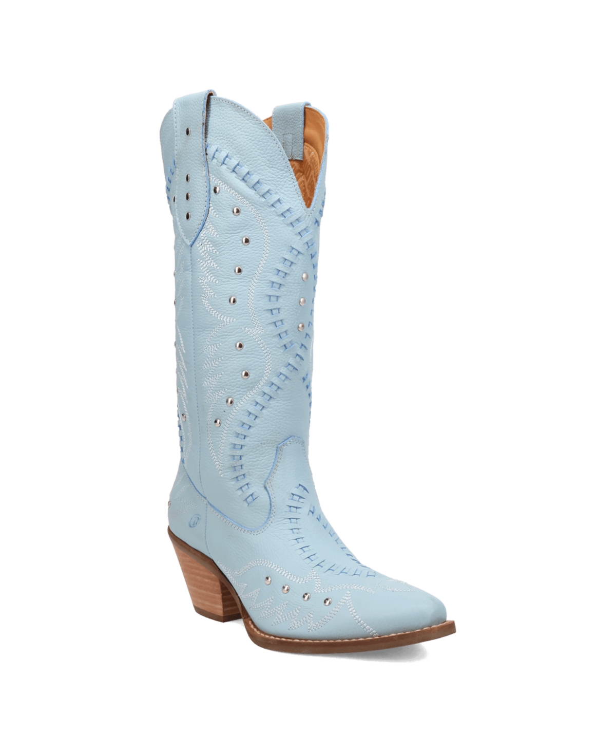 Dingo Womens Pretty n Pink Leather Boot - Blue
