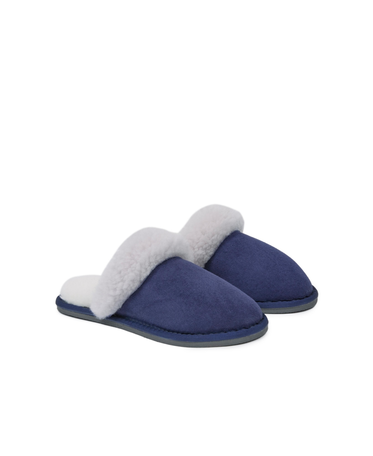Click here for Celtic & Co. Ladies British Turnback Mules - Blue... prices