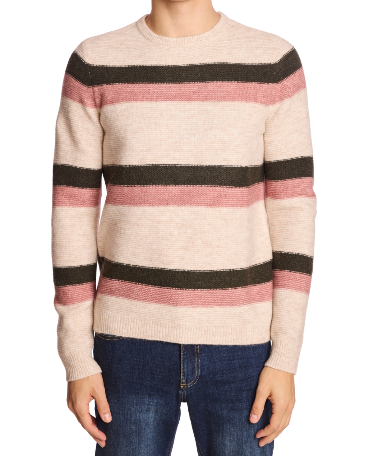 Click here for Paisley & Gray Mens Stripe Pattern Crewneck Sweate... prices