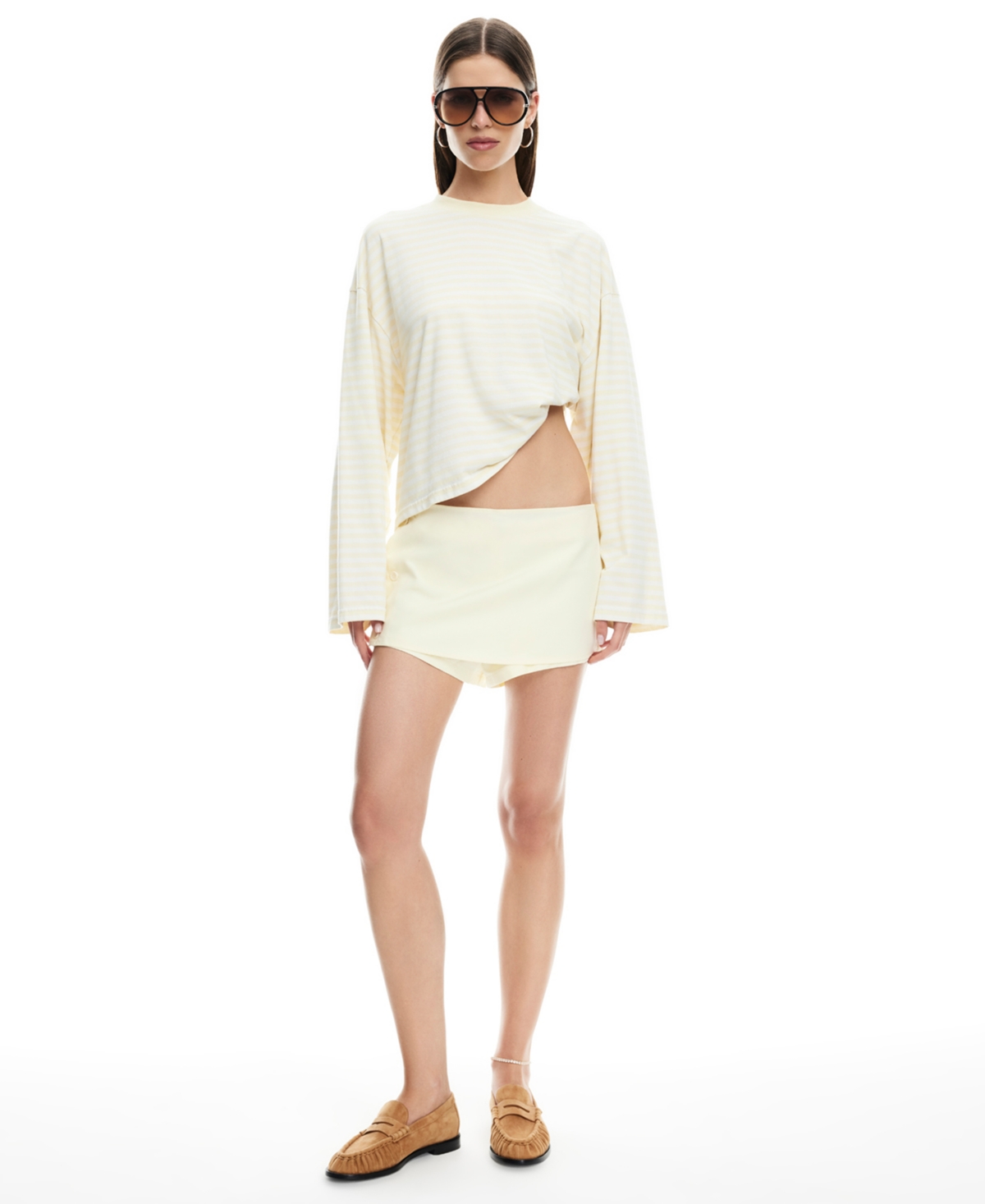 Click here for Lioness Womens Bloom Round-Neck Long-Sleeve Top -... prices