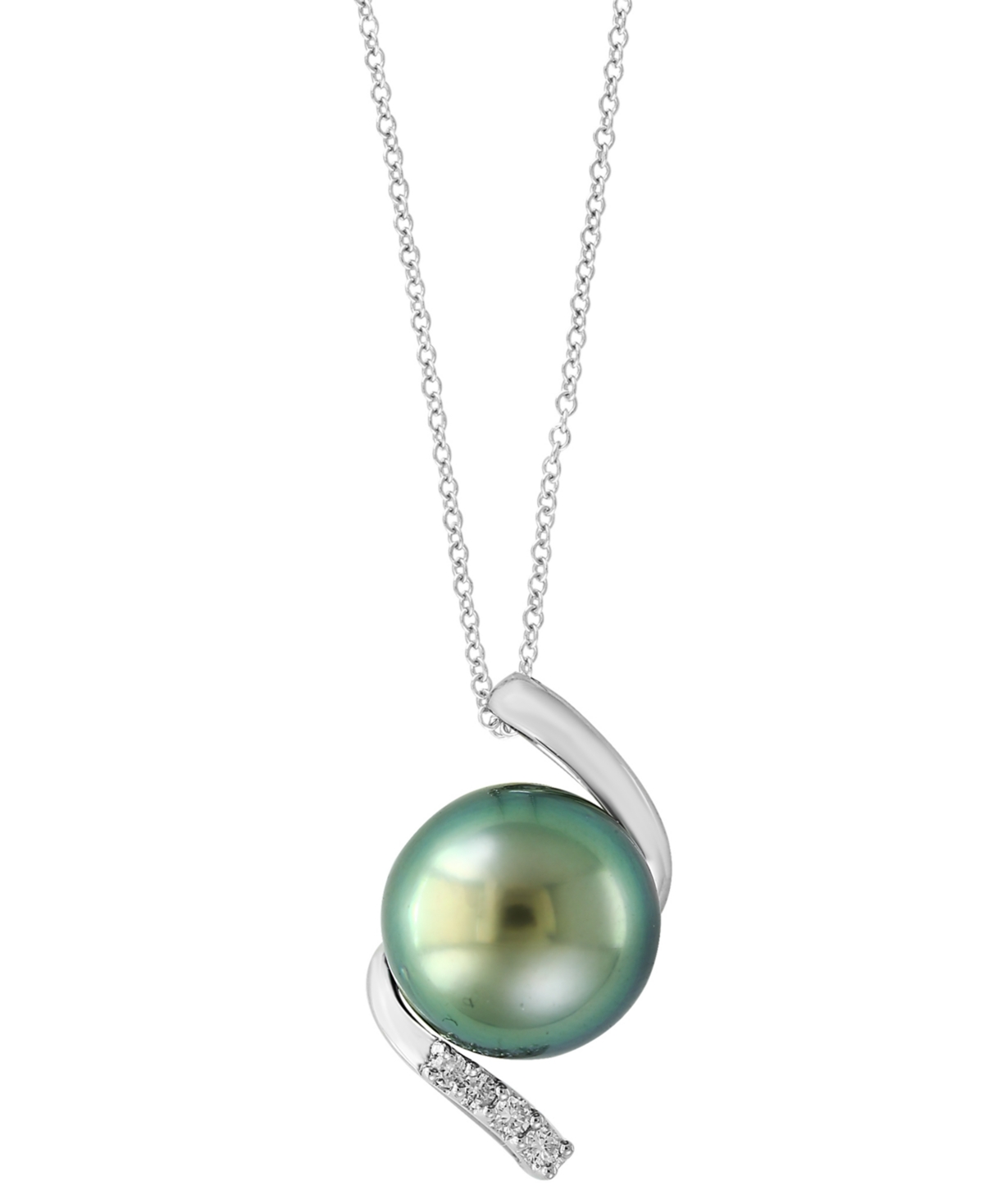 Click here for Effy Collection Black Tahitian Pearl (11-12mm) and... prices