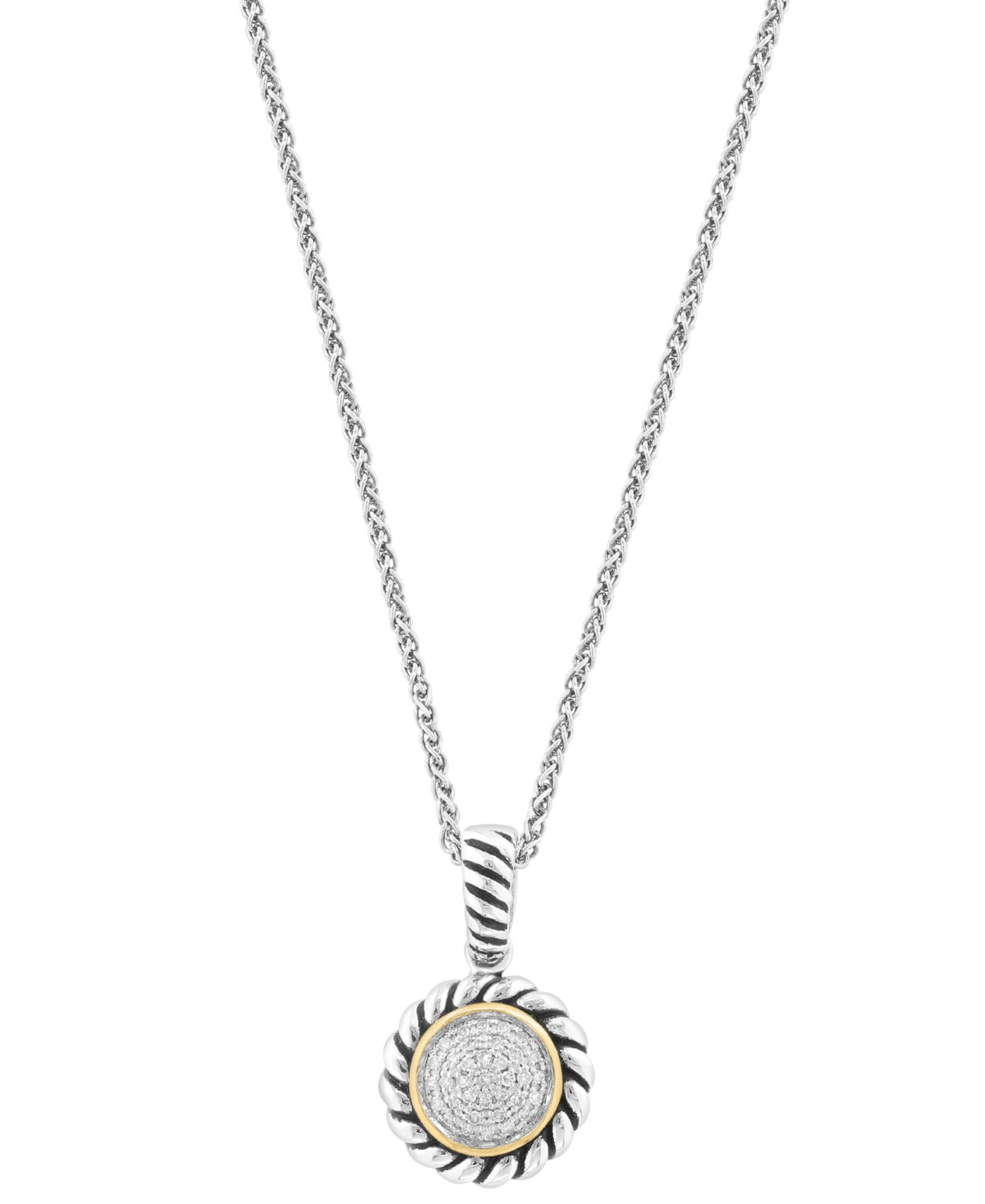 Click here for Effy Collection White Diamond Pendant Necklace (1/... prices