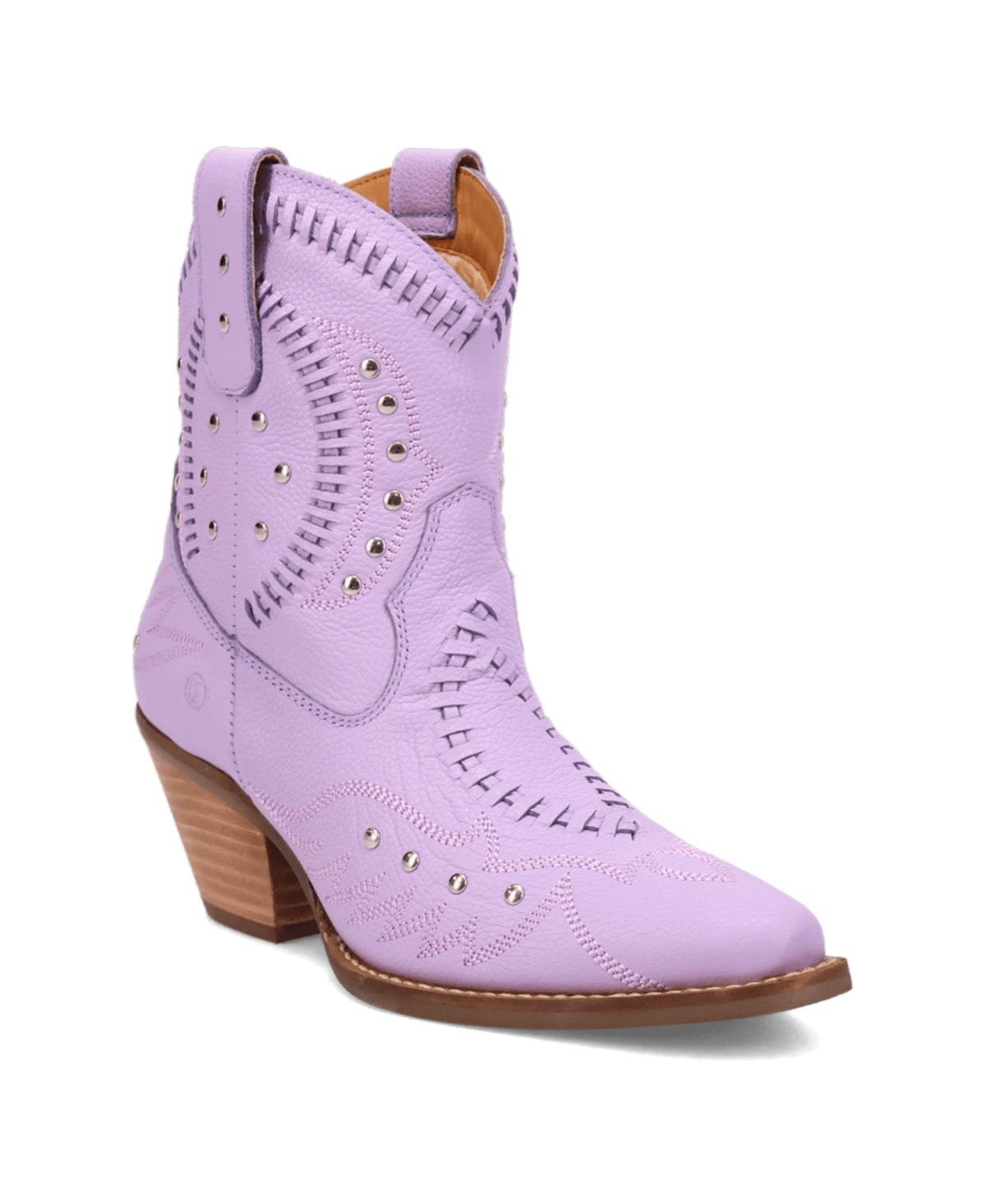 Dingo Womens Precious Leather Bootie - Lavender