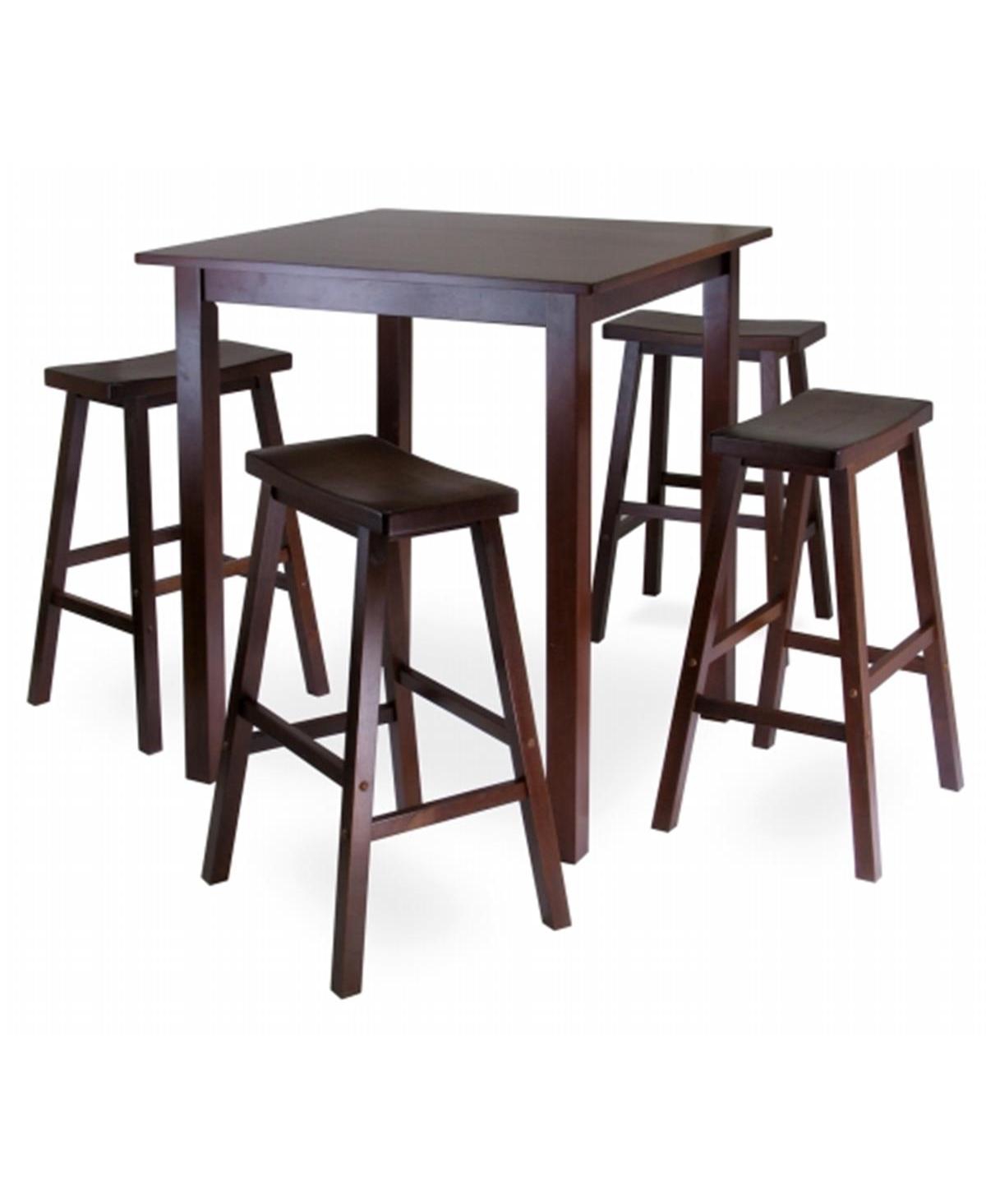 Click here for Winsome Parkland 5 Pieces Square High Pub Table Se... prices