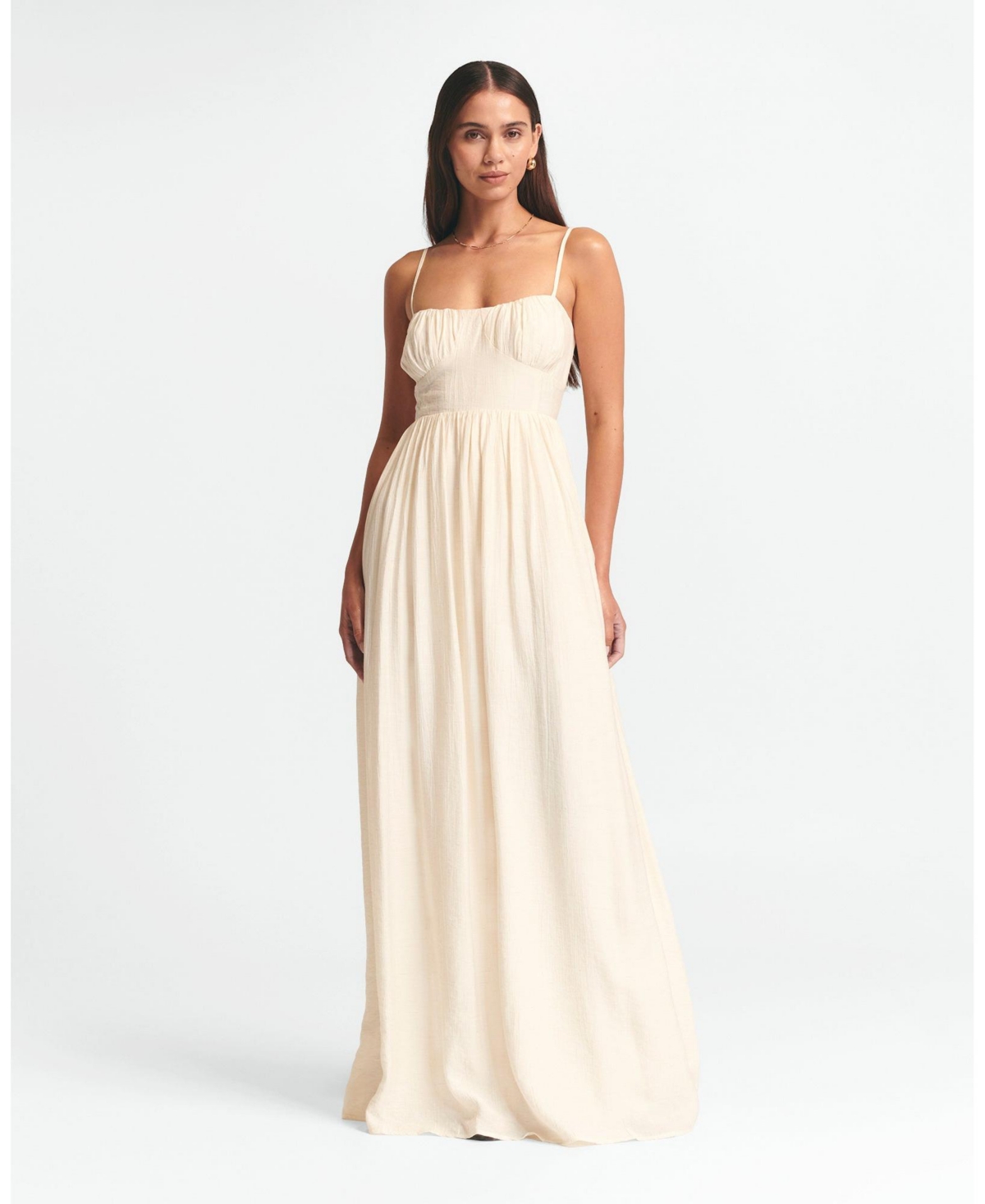 Click here for St Mrlo Womens George Maxi Dress - Cream prices