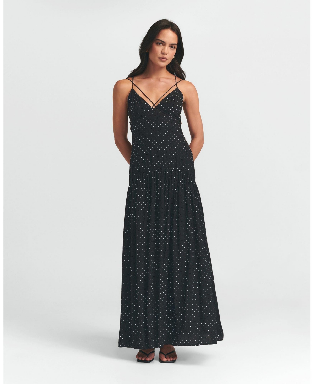 Click here for St Mrlo Womens Paris Maxi Dress - Black base spot prices