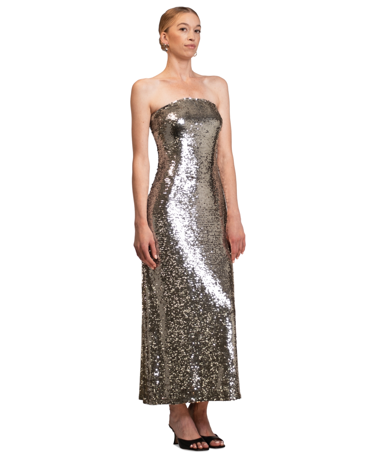 Click here for Rachel Rachel Roy Womens Strapless Sequin Midi Dre... prices