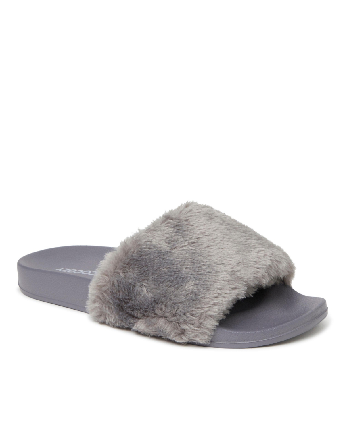Click here for Dearfoams EcoCozy Womens Faux Shearling Slide Sand... prices