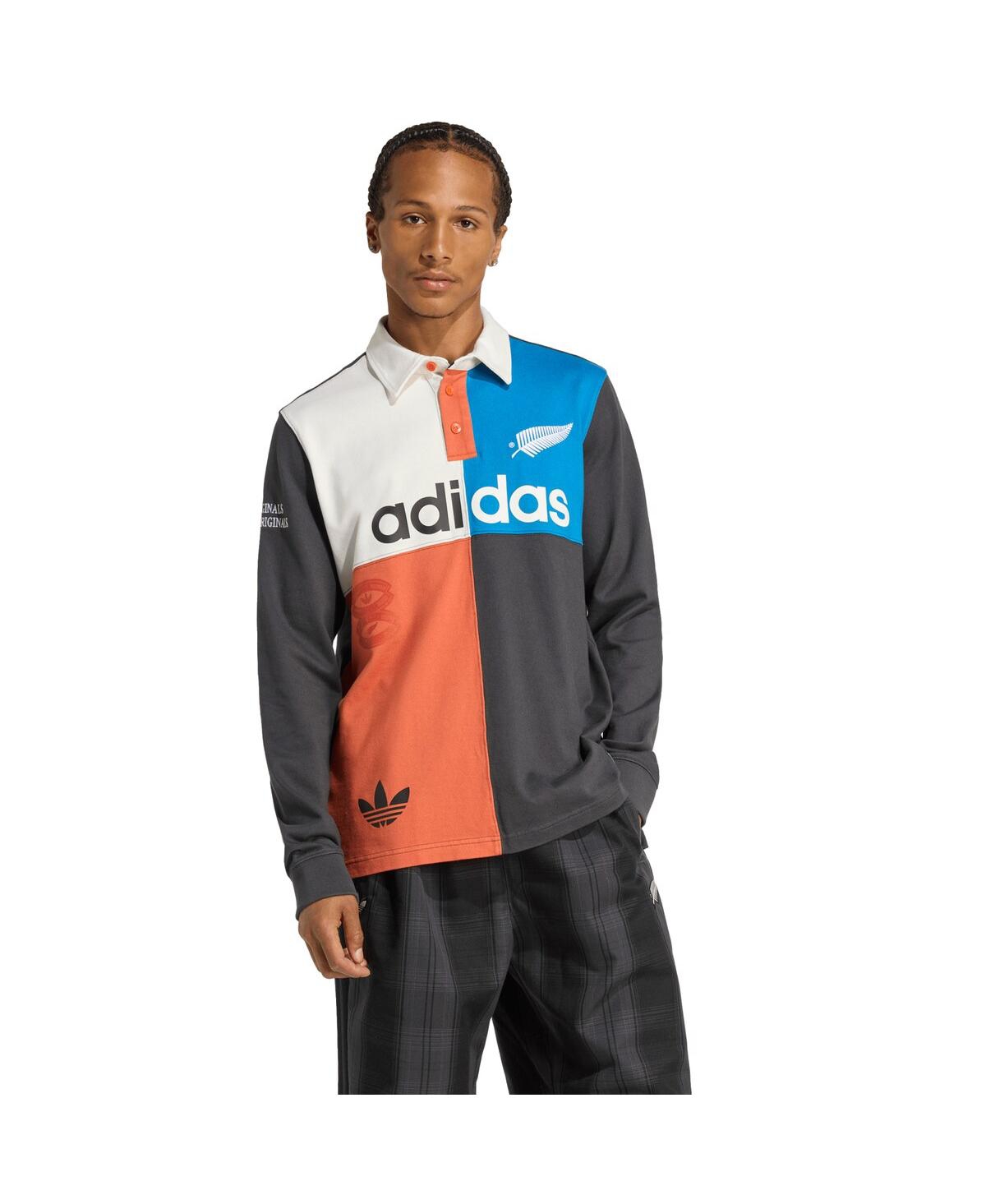 Click here for Adidas Mens All Blacks Long Sleeve Rugby Polo Shir... prices